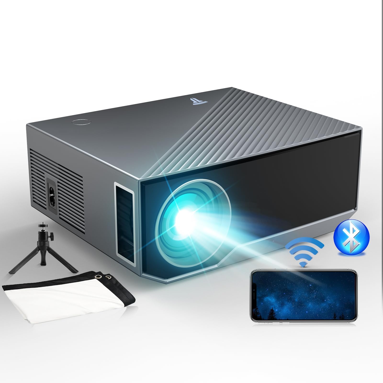 Amazon.com: RCA PROJECTOR WITH FREE 100" FOLDABLE SCREEN AND BLUETOOTH ...