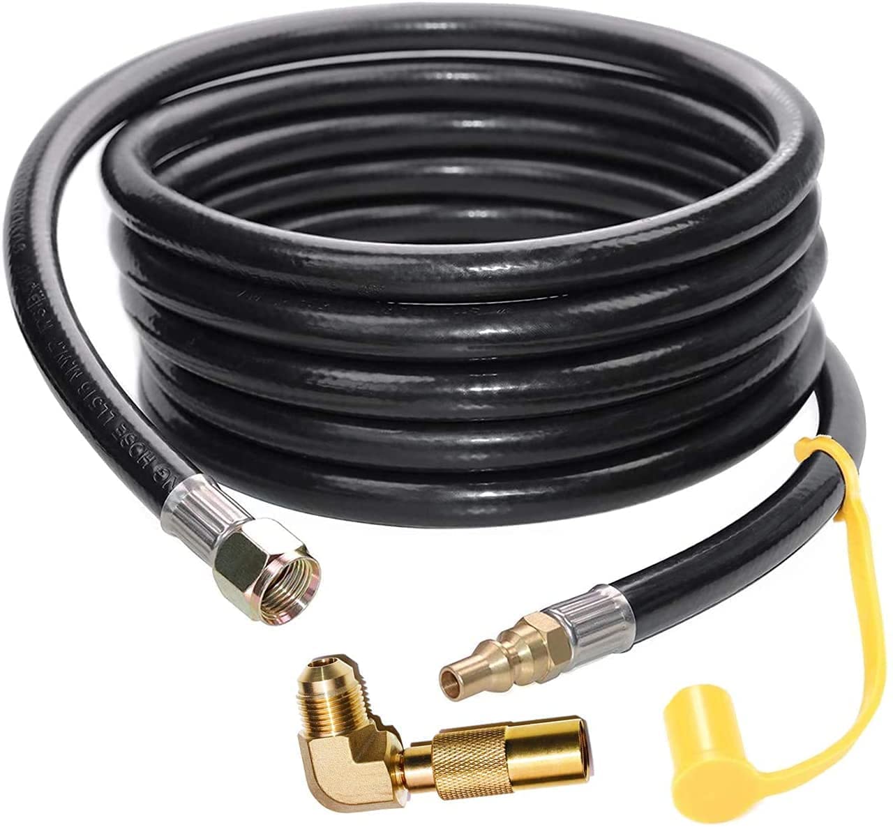 Snapklik.com : DOZYANT 12 Feet Propane Quick Connect Extension Hose