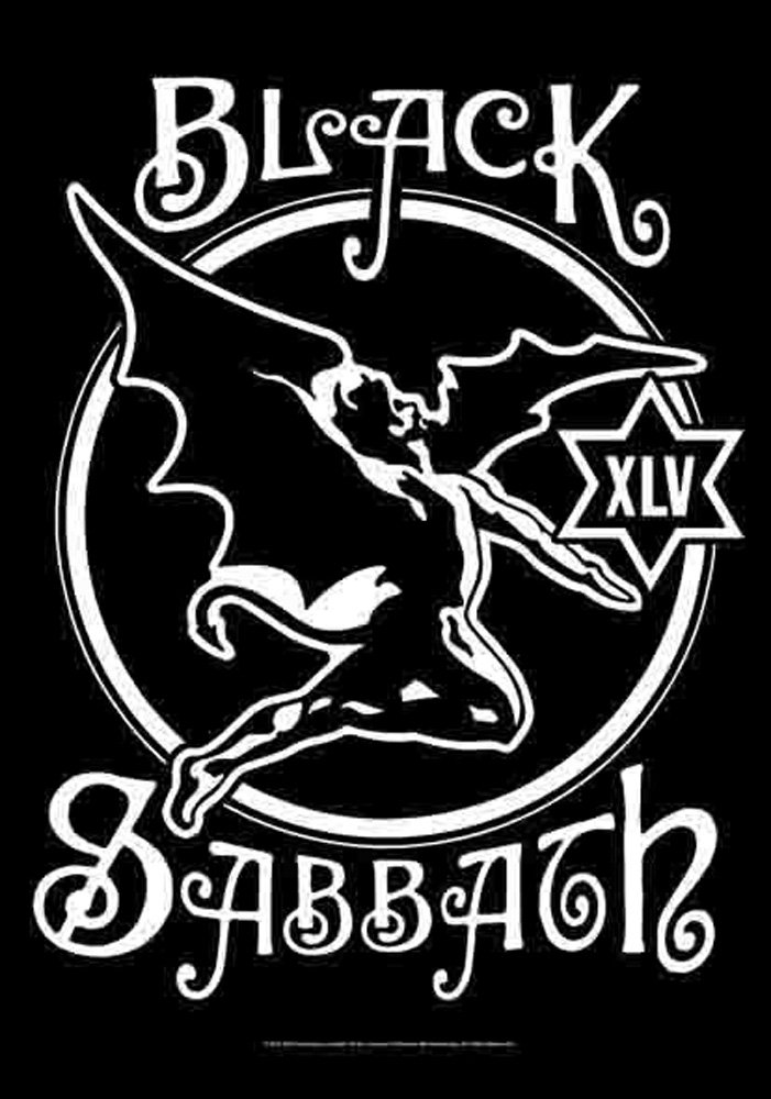 Sabbath Logo Black Sabbath Name Woven Patch