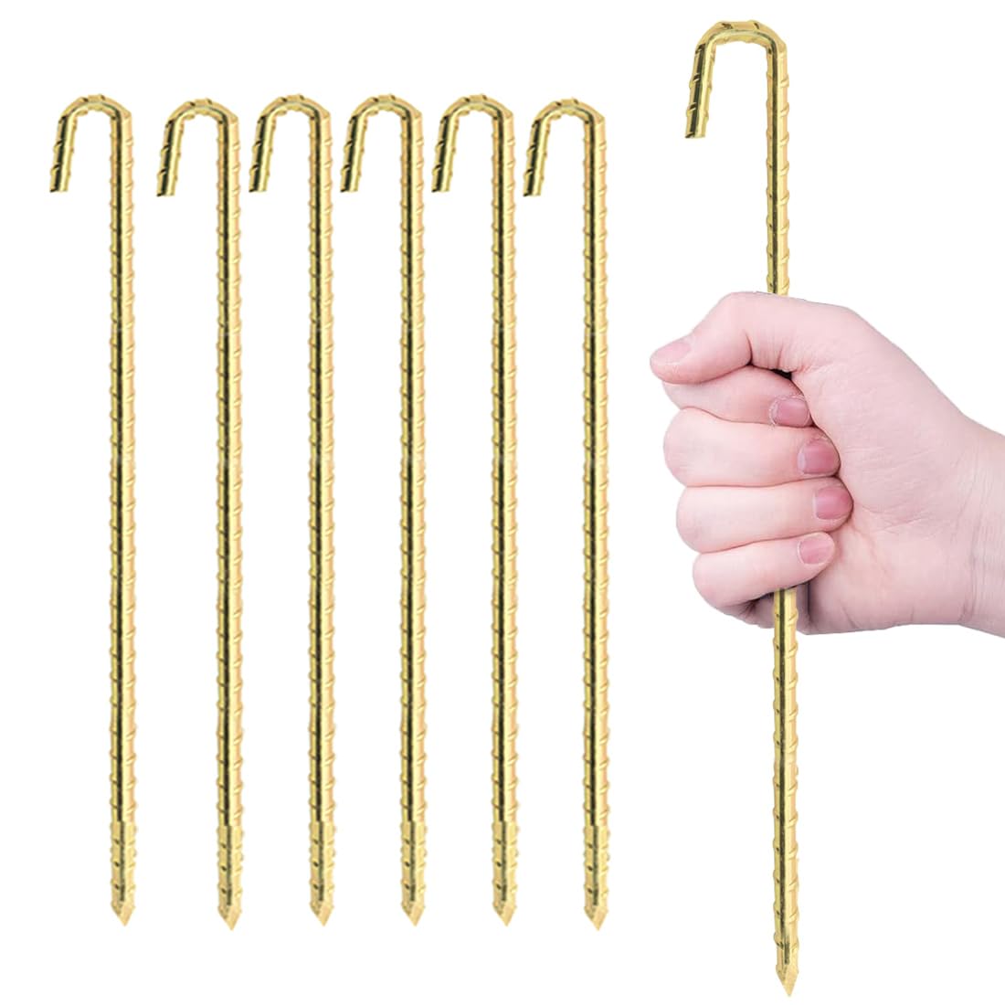 Amazon.com : Landscape Stakes 40 Pack, 10 Inch Garden Landscape ...