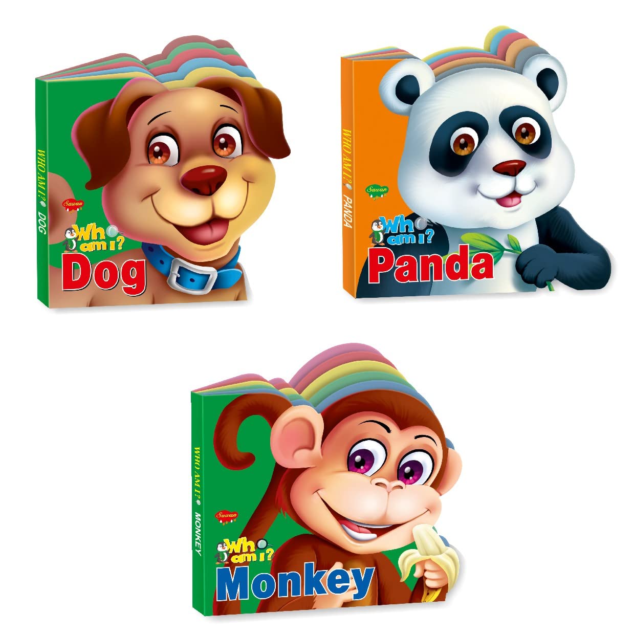 Sawan Set of 3 story books (Dog , Monkey & Panda) : Sawan: Amazon.in: Books