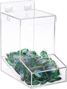 IGNPION Acrylic Laundry Detergent Pods Containers, Self-standing/Wall ...