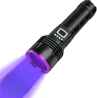 20W UV Light Flashlight 365nm, Black Light Ultraviolet Flashlights, for ...
