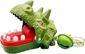 Amazon.com: Generic Dinosaur Teeth Keychain with Bell, Dinosaur Key ...
