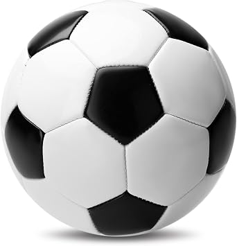 Amazon.com: ZOOJOY Size 3 Soccer Ball for Kids, Classic Color Toddler ...
