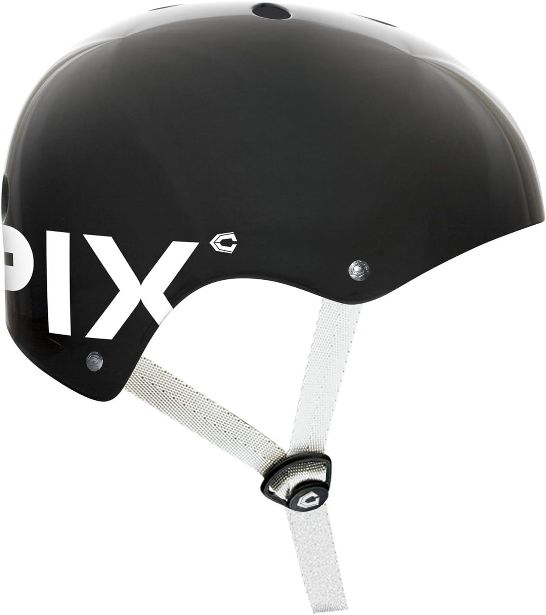 Amazon.com : Capix 2011 Skate Opener Helmet (Black Gloss, Small/Medium ...