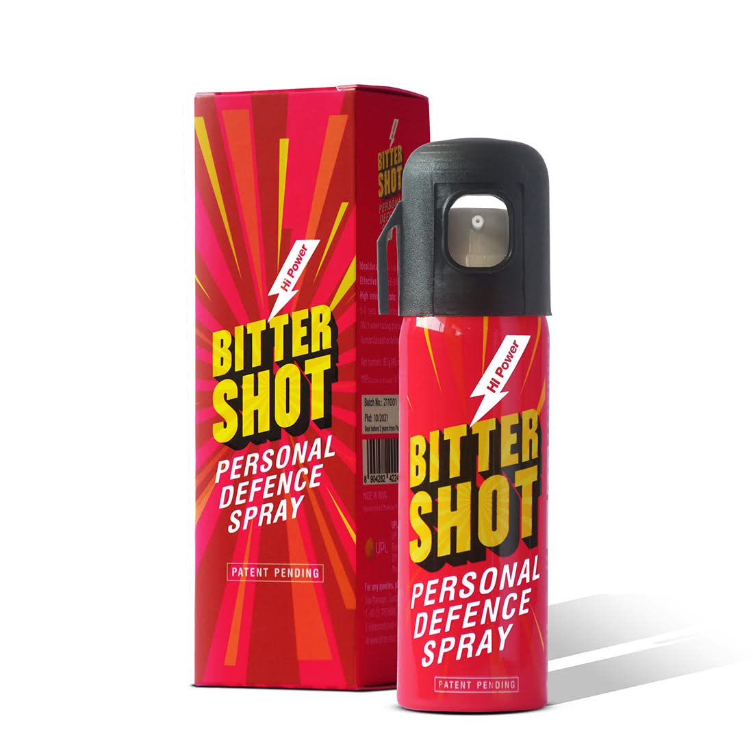 Bitter Shot - Personal Defence Spray 60g (65ml) : Amazon.in: Health ...