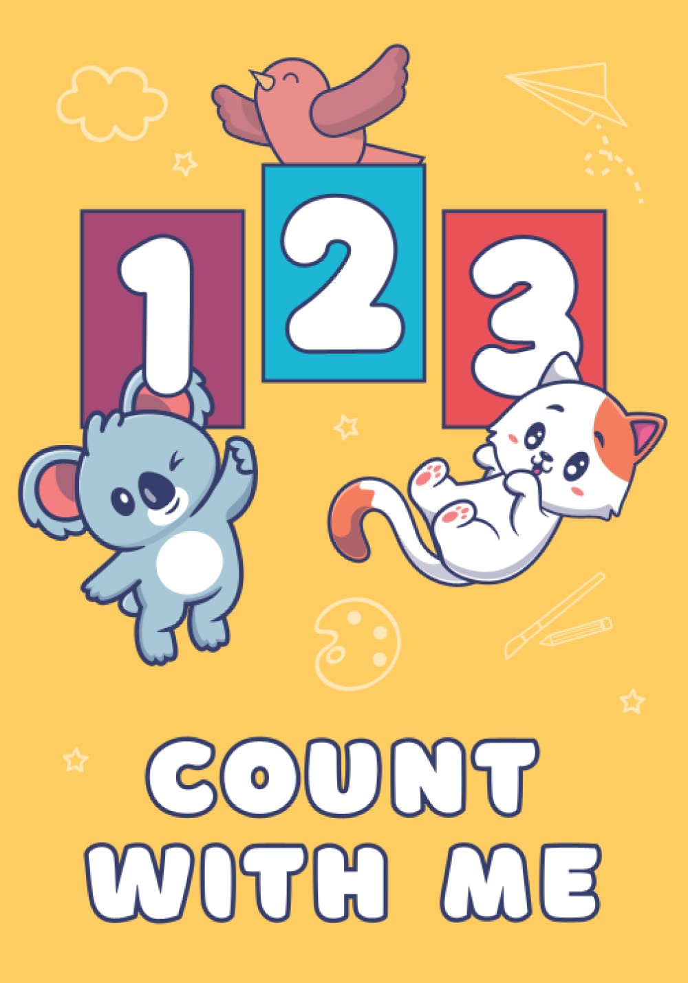 123 Count with Me (123 Counting and ABC Spelling): Books, Alaya ...