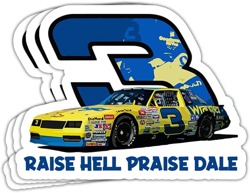 Amazon.com: Dale Earnhardt OriginalStickers0220 Set of Two (2X ...