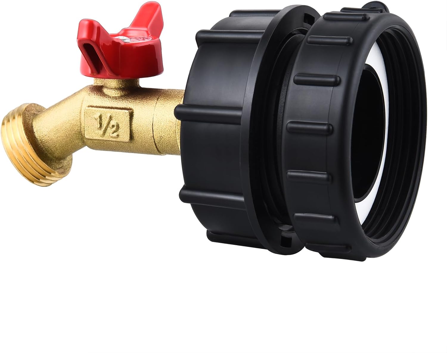 Amazon.com: 275-330 Gallon IBC Tote Tank Adapter 2.44" Fine Thread Tote ...