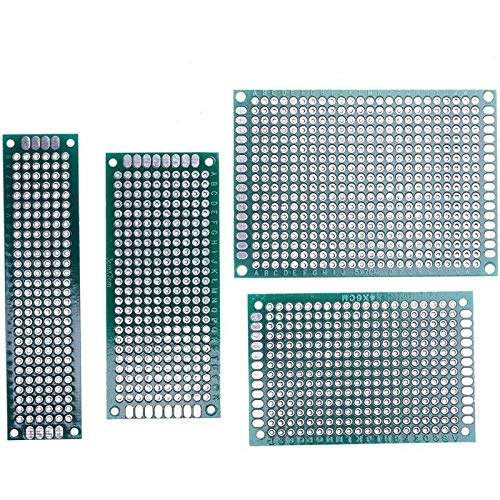 3NH® 40 pcs Double-Side Breadboard Circuit Prototype DIY PCB Board 2x8 ...