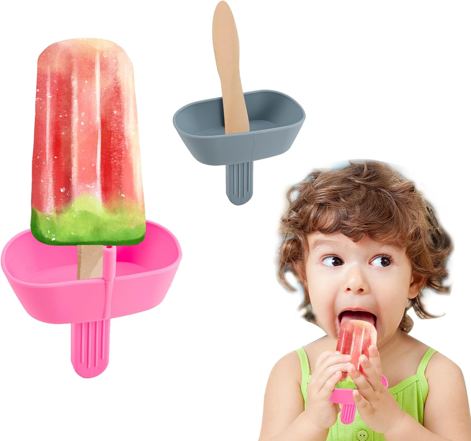 Amazon.com: Popsicle Molds for Toddlers, Silicone Popsicle Molds for ...