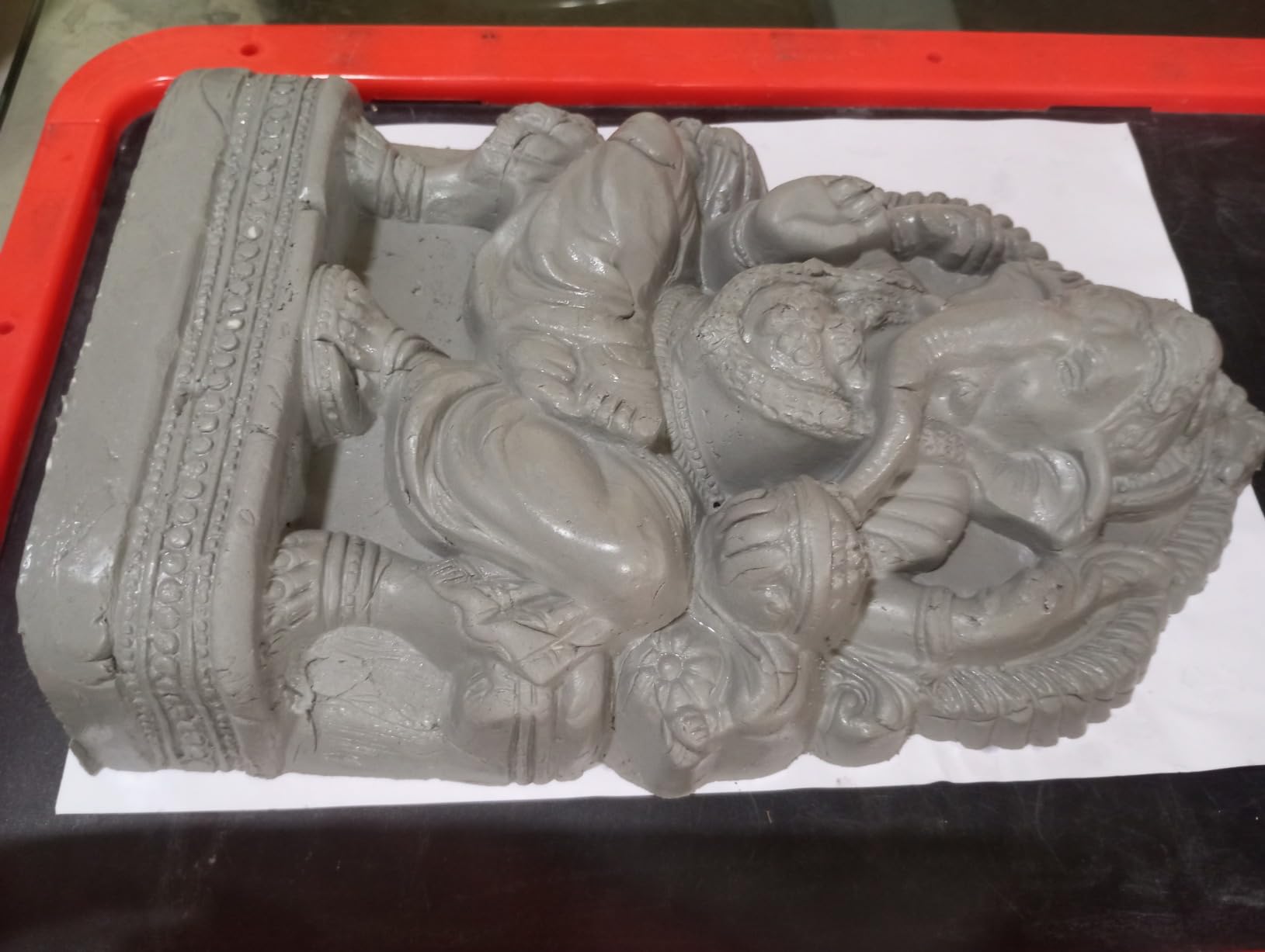Ganesha Making Mould/Mold Hight 12 inch for Clay ganpati,Art and Craft ...