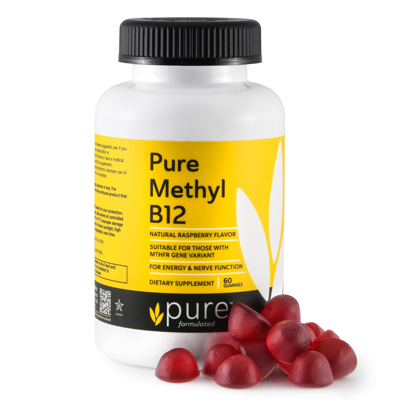 Amazon.com: pure formulated Methyl B12 Vitamin Gummies - Vegan Vitamin ...