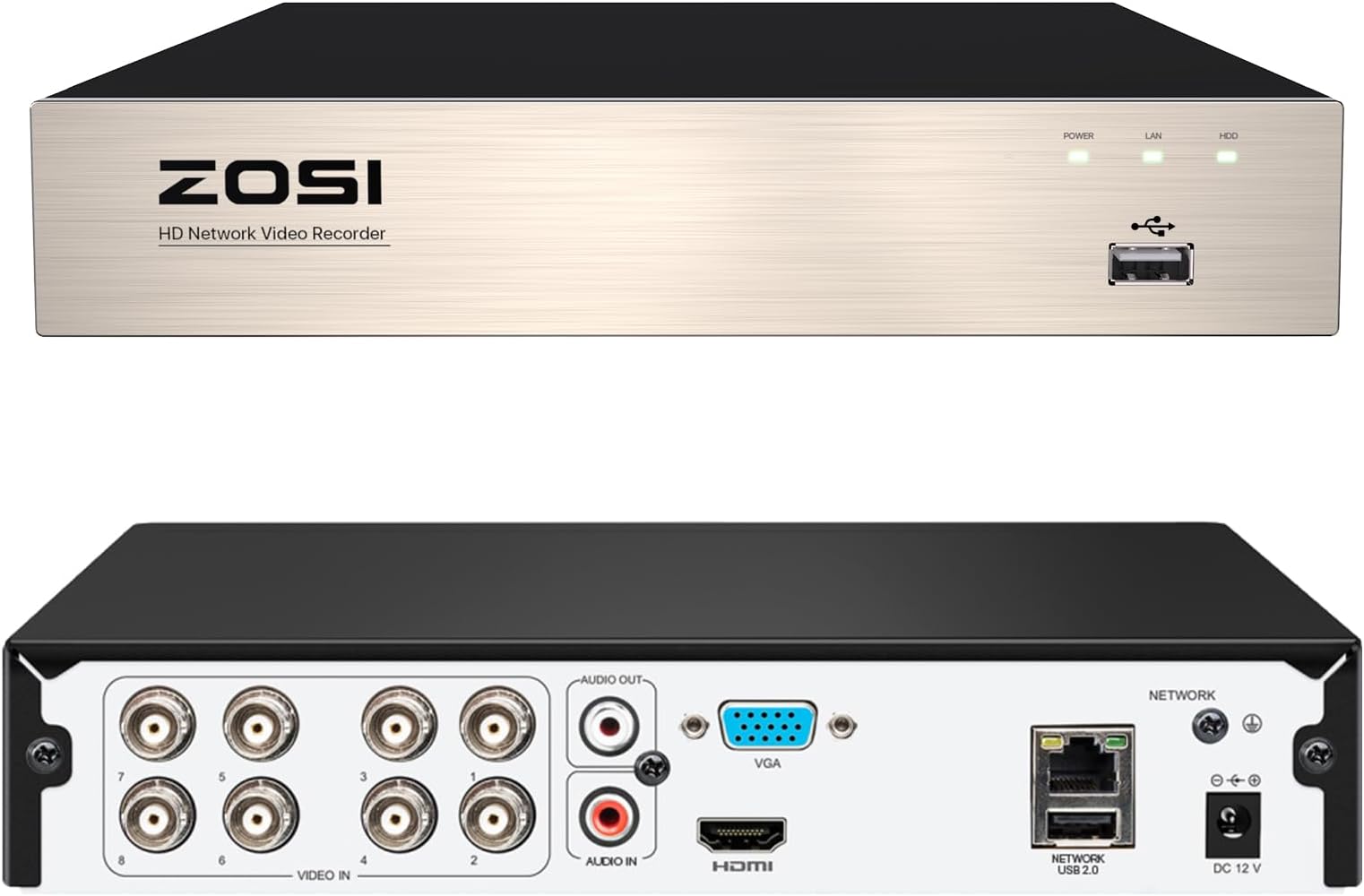 Amazon.com : SANNCE 8-Channel 1080P Wired Home Surveillance Security ...