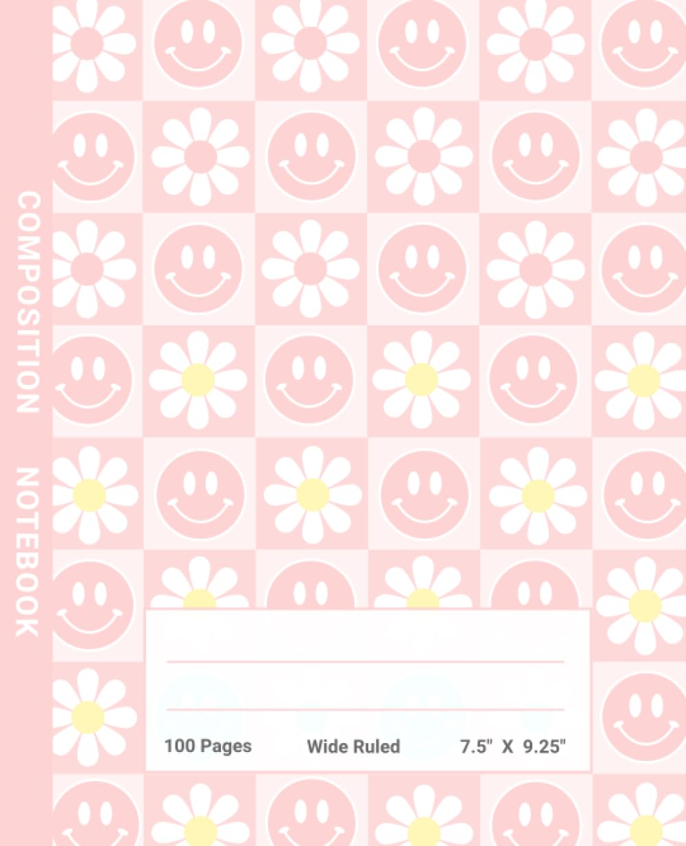 Preppy Notebook Composition: Cute Blush Pink Y2K Notebook For Teens ...