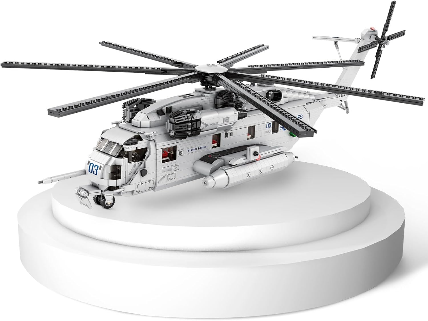 Amazon.com: NUTCRACKER Military Helicopter Airplane Building Kit for ...