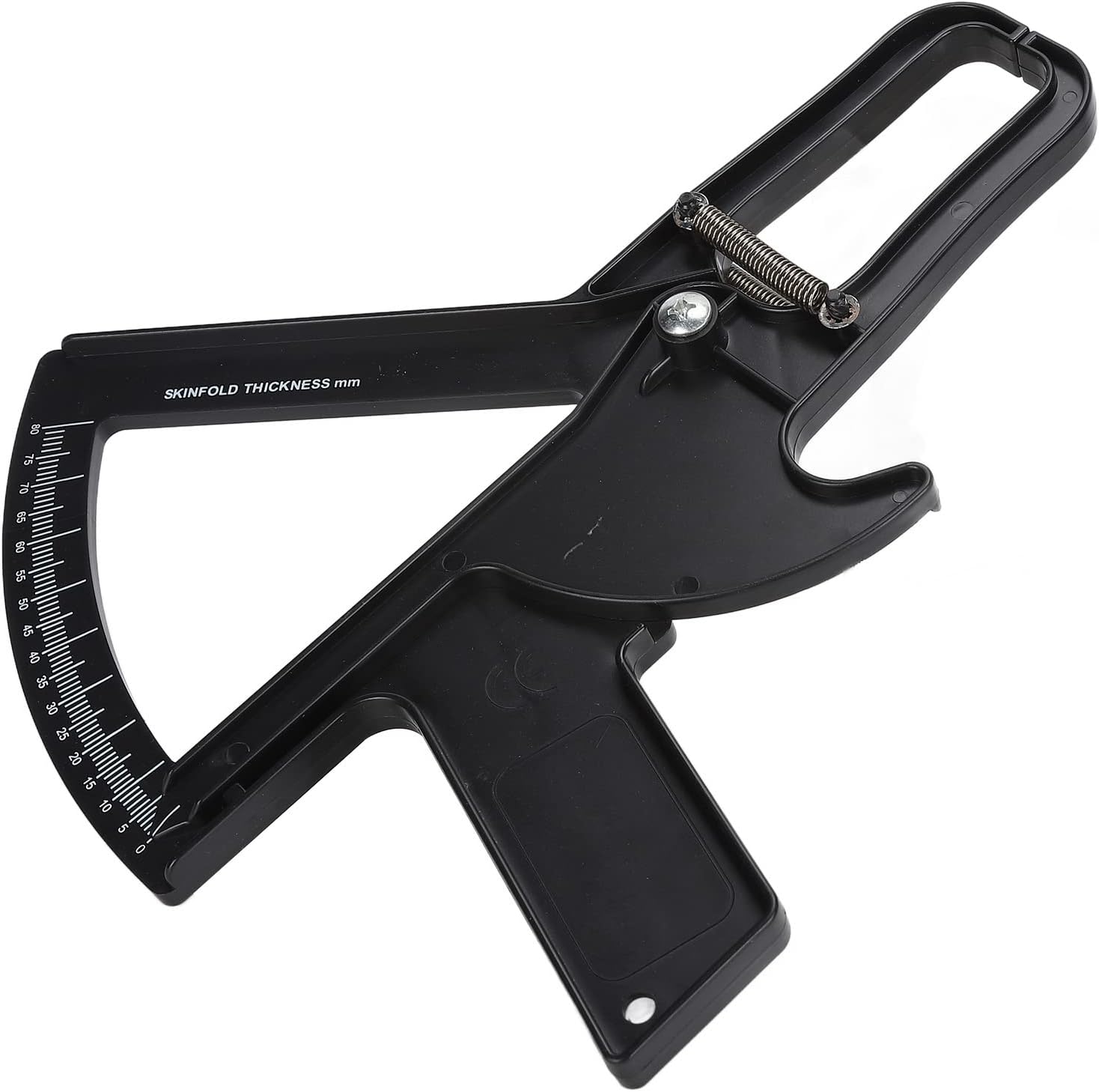 Fat Measure Clipper, 0‑80mm Body Fat Caliper Handheld ABS Plastic Sebum ...