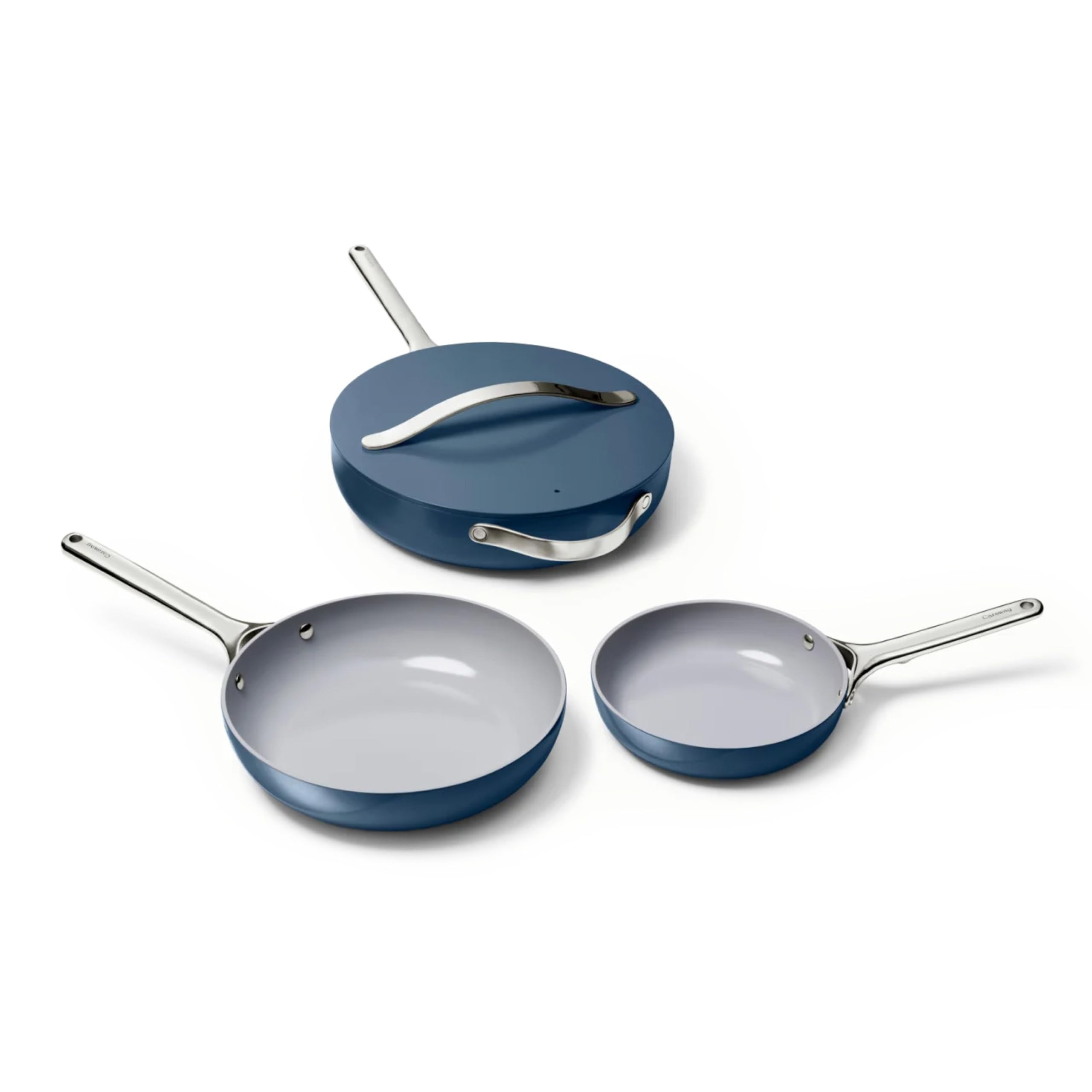 Amazon.com: Caraway 4-Piece Fry Pan Set - Non-Stick Frying Pans (10.5 ...
