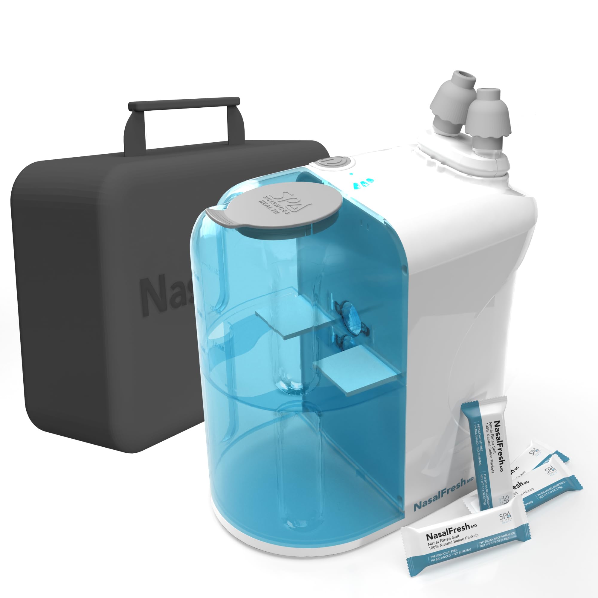 Buy Dual Powered Nasal Irrigation System -Sinus Decongestant System -60 ...