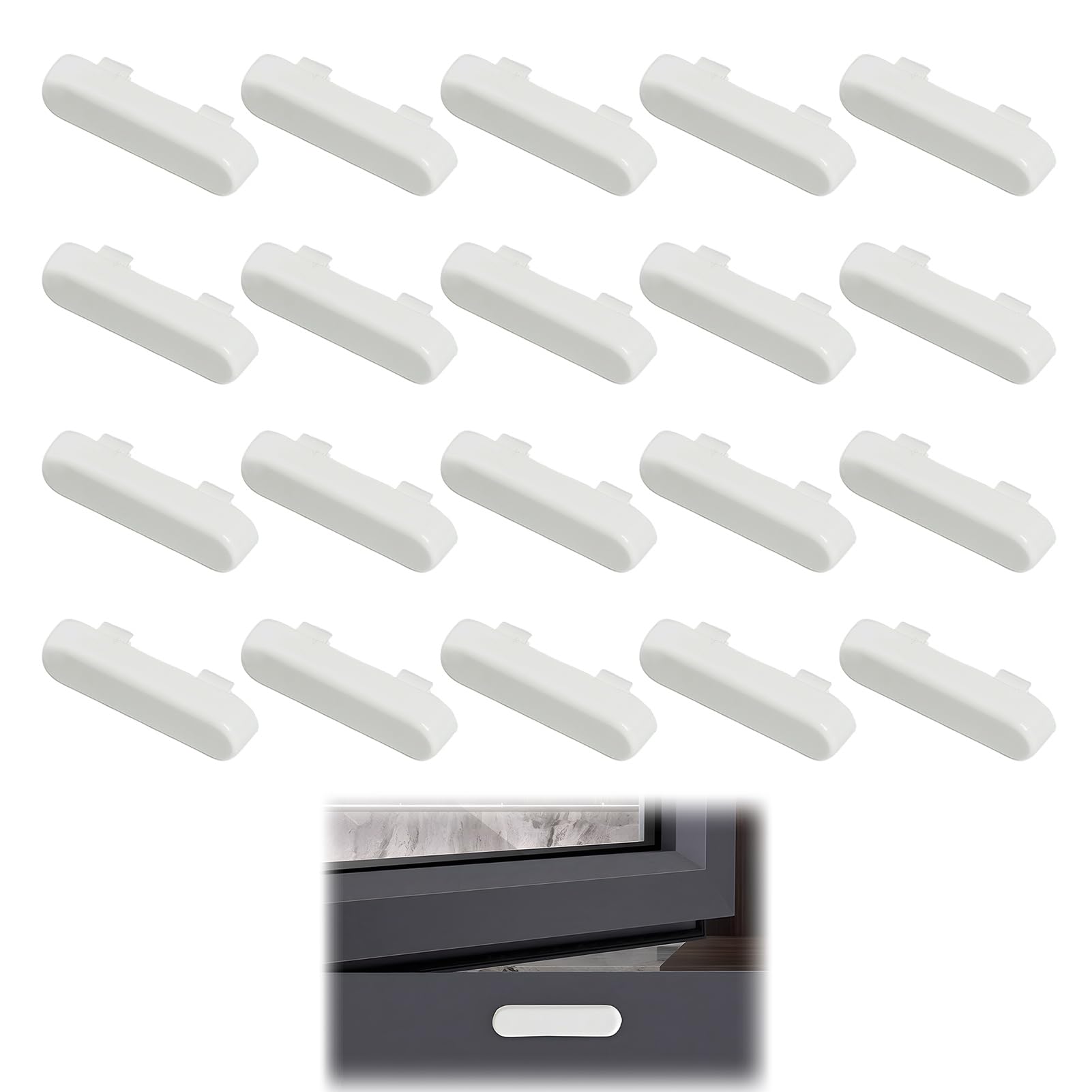 Weep Hole Covers, 20 Pcs Window Vent Cover Decorative Covers Window ...