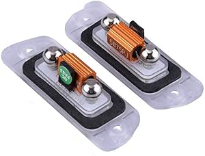 Amazon.com: Aidelan Pair 3-SMD LED License Plate Light 2518200166 ...