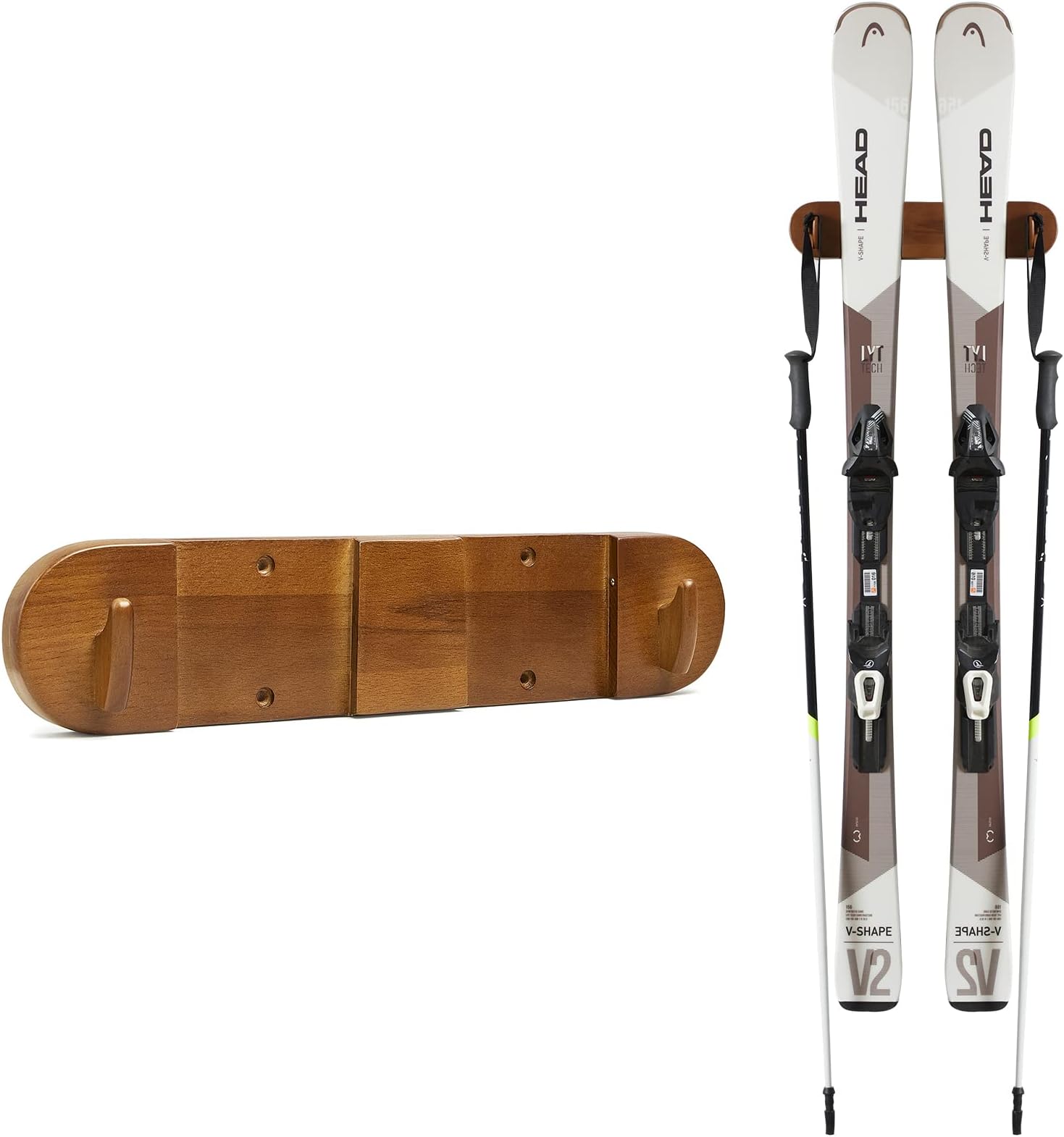 Amazon.com: QMYBROW Ski + Snowboard Wall Storage Display Rack Garage ...