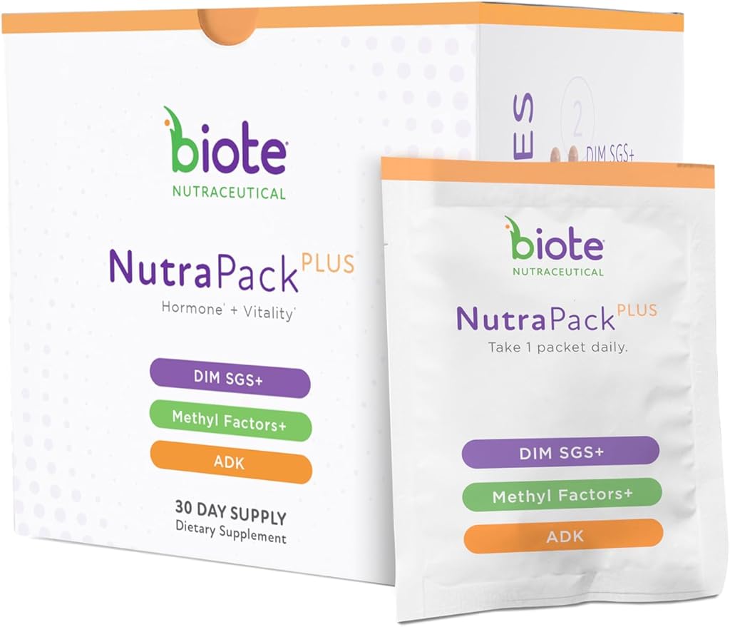 Amazon.com: Biote Nutraceuticals - NutraPackPlus - Hormone Balance ...