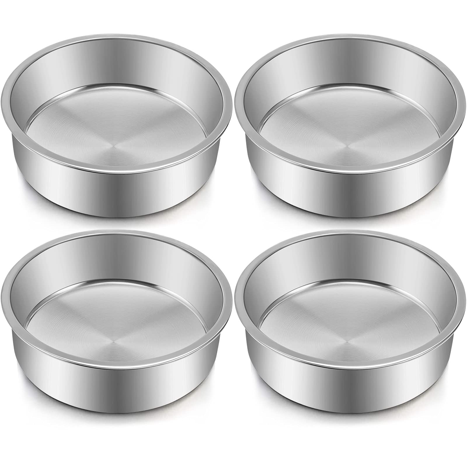 Buy 8 Inch Cake Pan Set Of 4 Yododo Stainless Steel Round Cake Pans buy-8-inch-cake-pan-set-of-4-yododo-stainless-steel-round-cake-pans