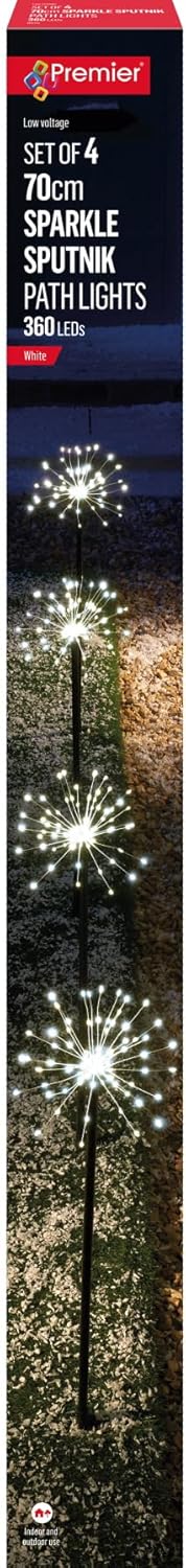 Premier Sputnik Christmas Pathway Lights, Starburst Path Light ...