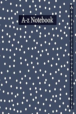 Alphabetical Notebook A5: Medium Lined-Journal Organizer with A-Z Tabs ...