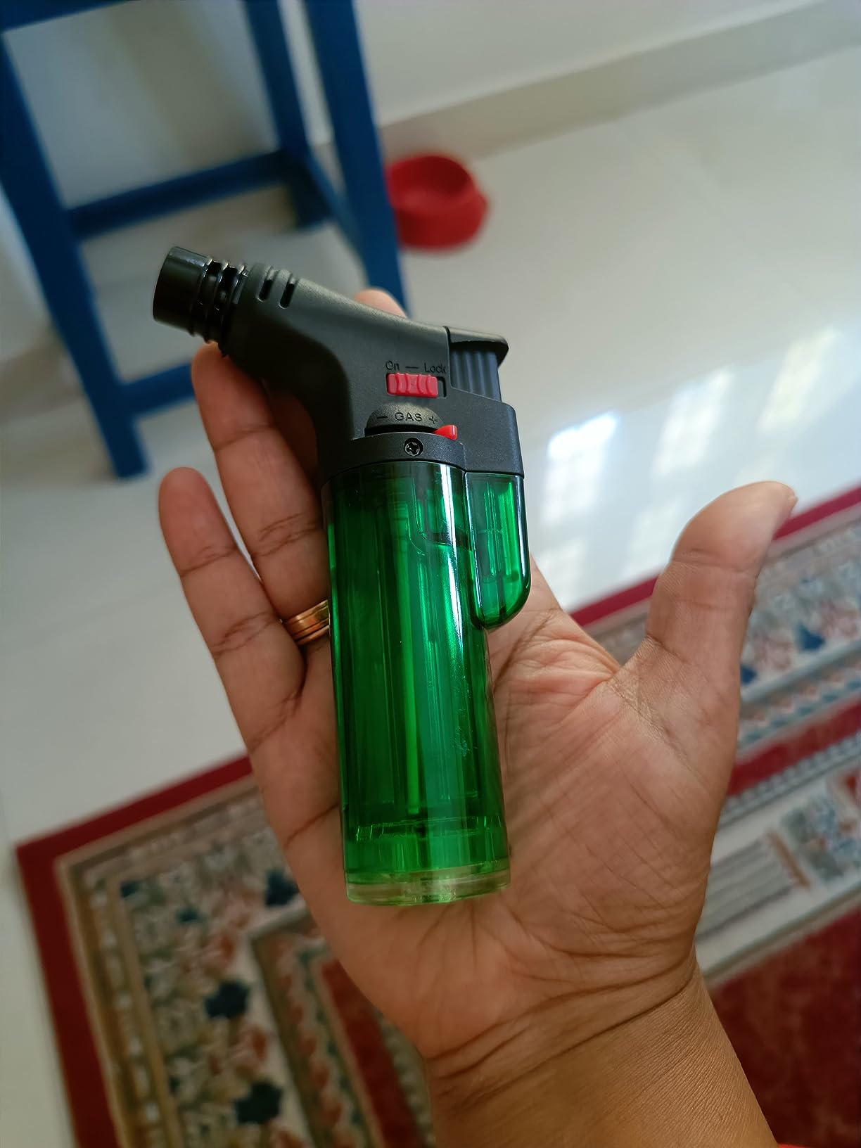 Eshoppyzon Jet Flame Gas Lighter Windproof Refillable Torch Lighter ...