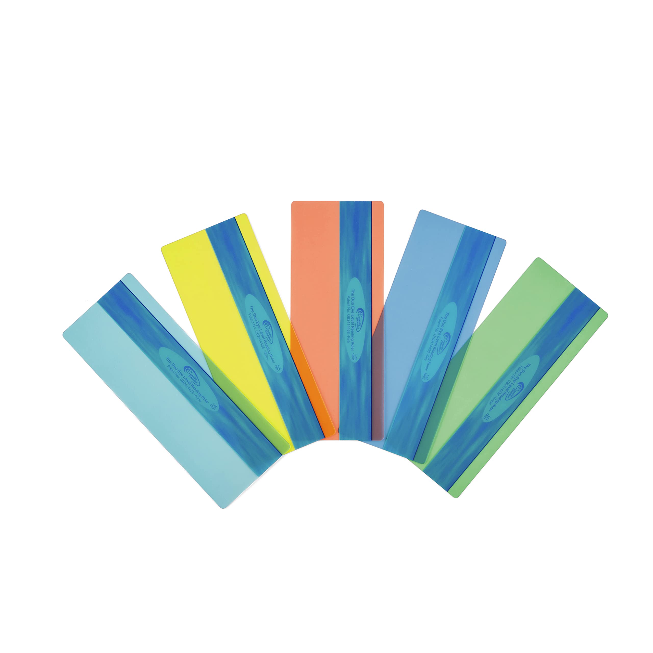 The Original Duo Reading Ruler Overlays 5 Most Popular Colours ...