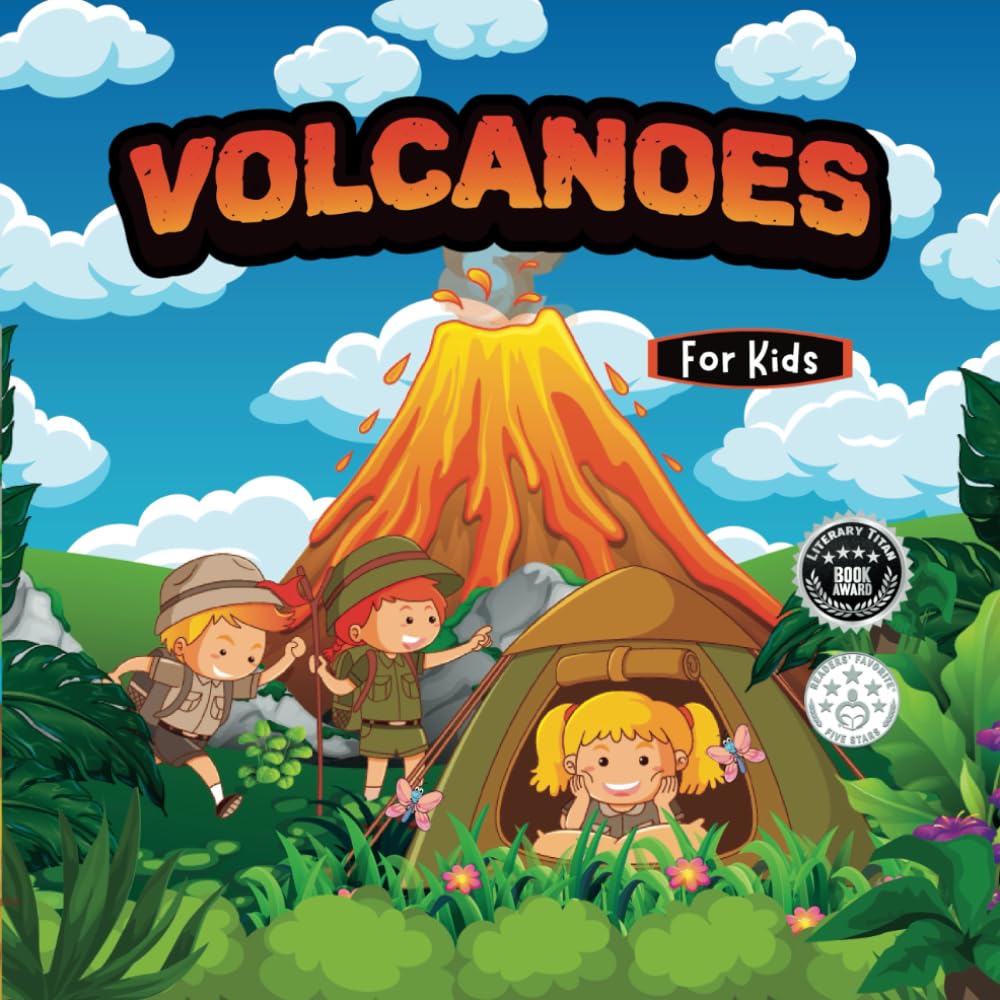 Volcanoes For kids: Educational science book for learning about ...