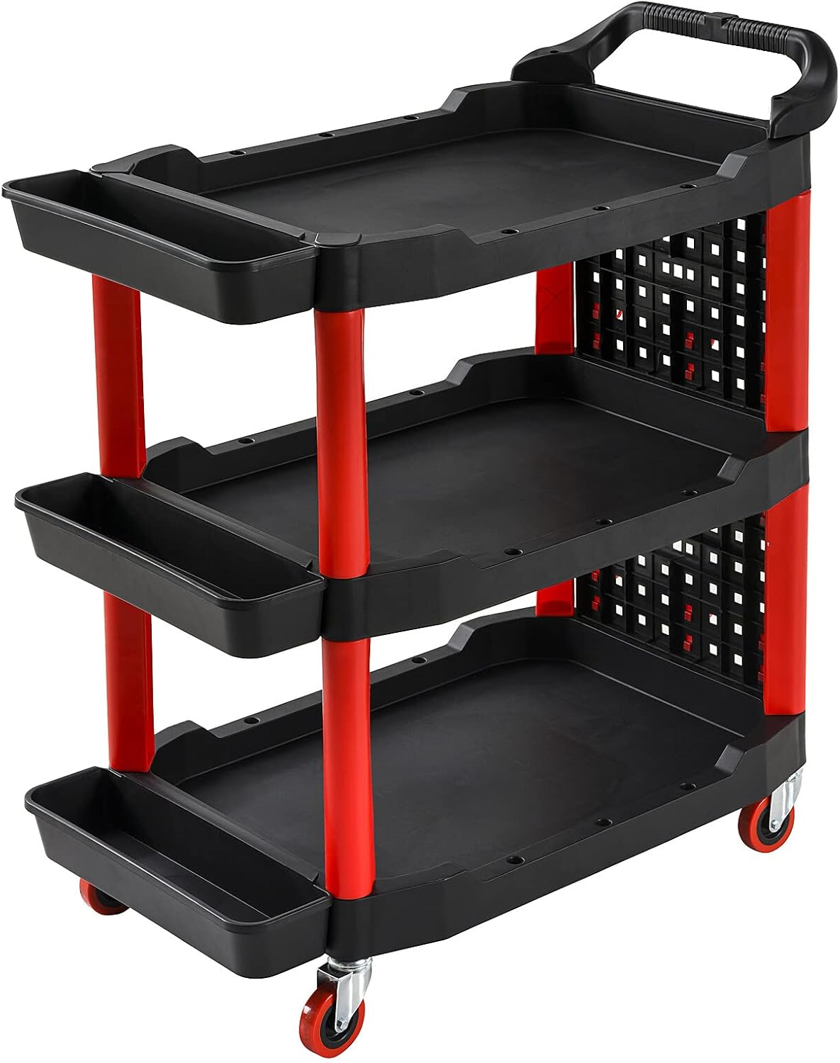 Amazon.com: YCWF 3-Tier Auto Detailing Cart,Mobile Detailing Tool Cart ...