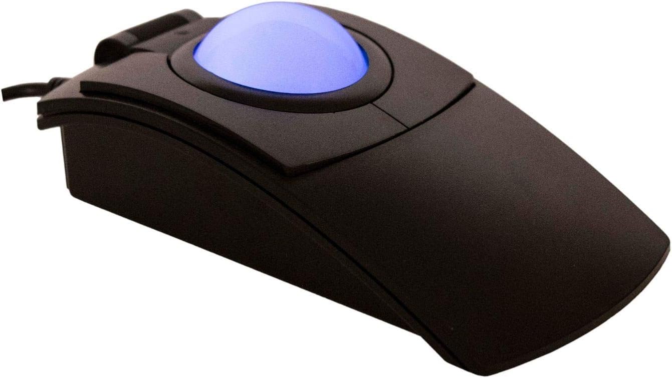 Amazon.com: X-keys L-Trac Black Trackball Mouse with Laser Tracking ...