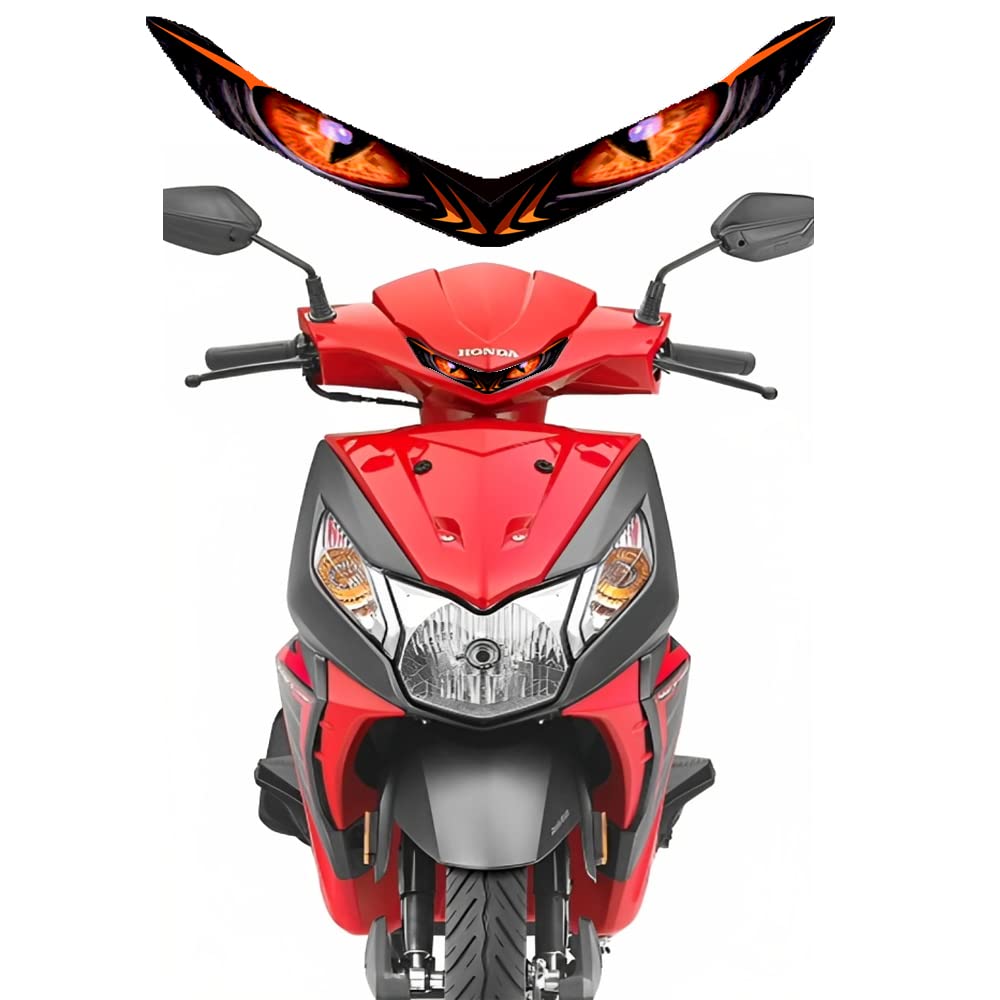 Dio Winker Eye Sticker (Dragon Flame) : Amazon.in: Car & Motorbike