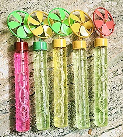 Buy Elda Agencies Windmill Fan Plastic Bubble Stick for Kids (Small ...