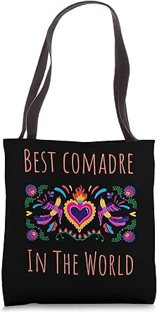 Amazon.com: Regalos Para Best Comadre In The World Funny Spanish Tote ...