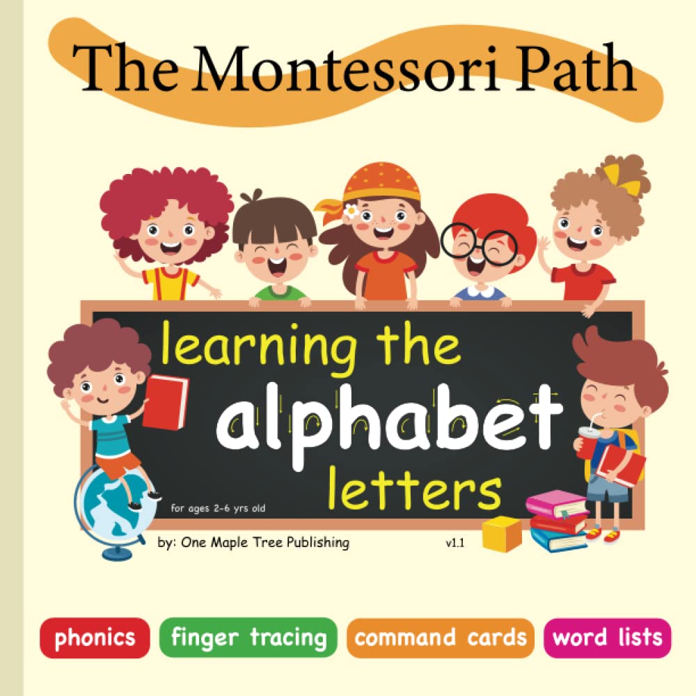 Buy The Montessori Path: Learning the alphabet letters: Reading through ...