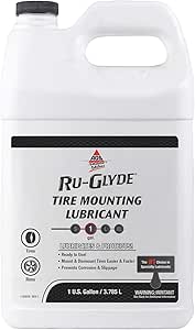 Ru-Glyde Tire Mounting and Rubber Lubricant, Bottle, 1 gal : Amazon.com ...