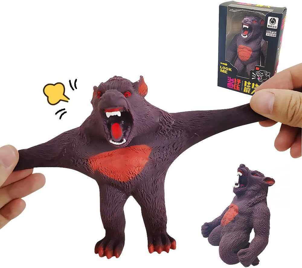 Amazon.com: Squeeze Toy Elasticity Fidget Wolf Toys,Squeeze Unzip Toys ...