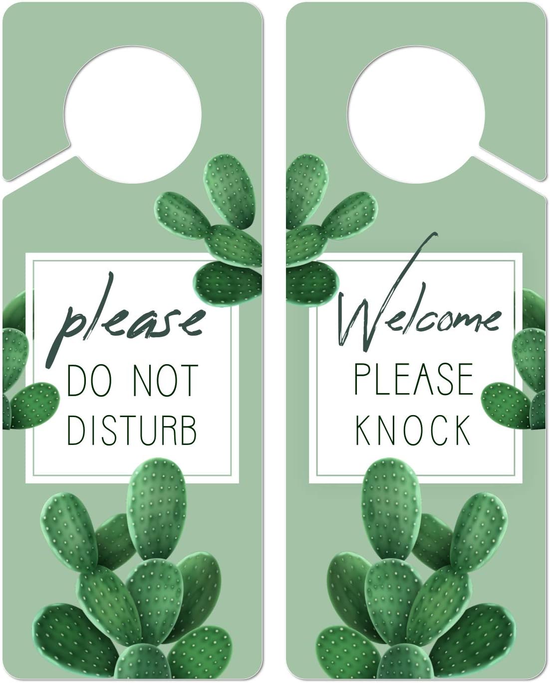 Amazon.com: Sleeping Sign for Door, 2 Pack (Printed on Both Sides), 9.3 ...