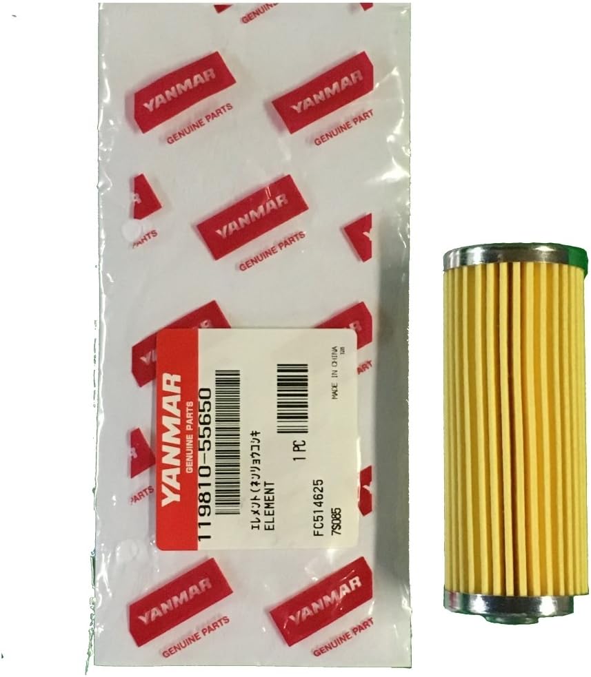 Amazon.com: 119810-55650 Fuel Filter Made to Fit Yanmar 180 180D 186 ...