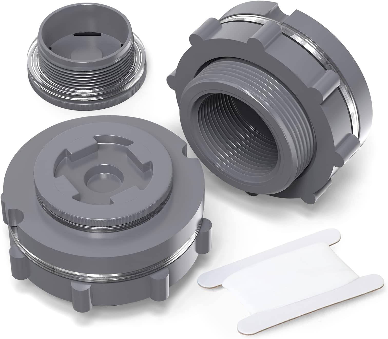 Amazon.com: Banjo TF400 4" Poly Bulkhead EPDM Tank Fitting : Industrial ...