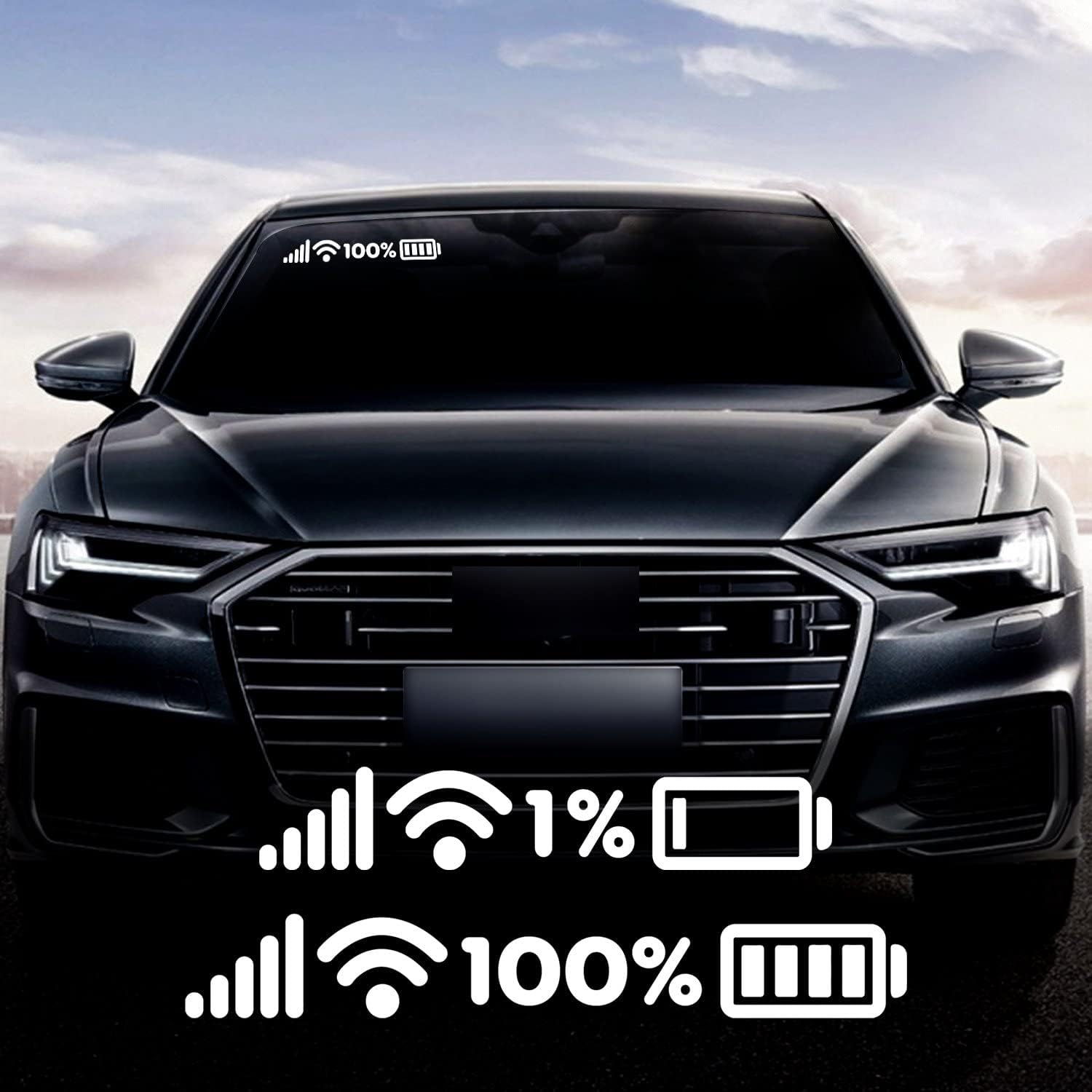 Amazon.com - Cell Phone Screen Funny Car Sticker Decal, Truck ...