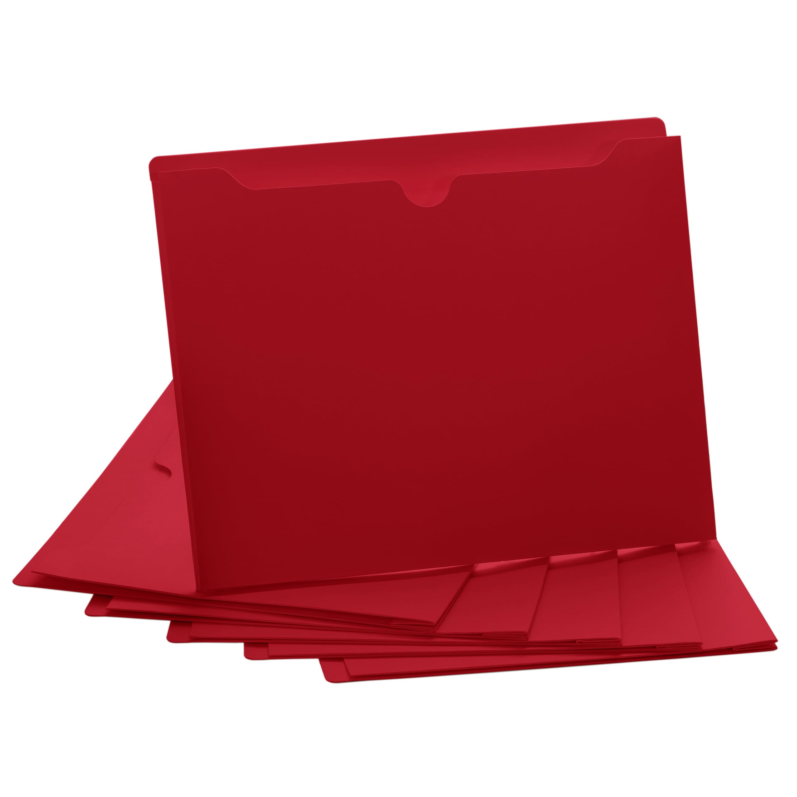 Snapklik.com : Red File Jackets, 2 Inch Expansion, Letter Size ...