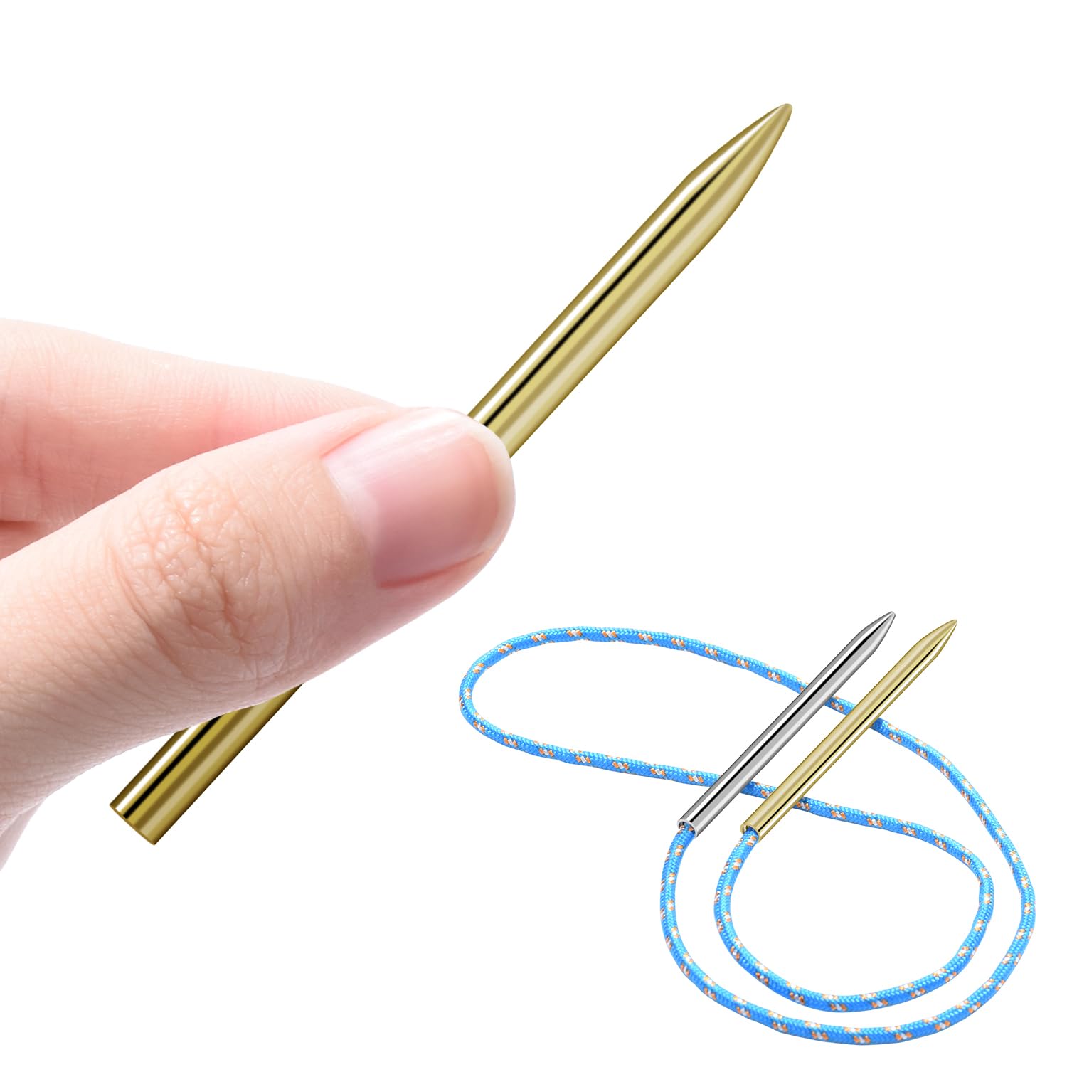 Snapklik.com : 2 Pack 3" 550 Paracord FID Lacing Needle Tools, Type III ...