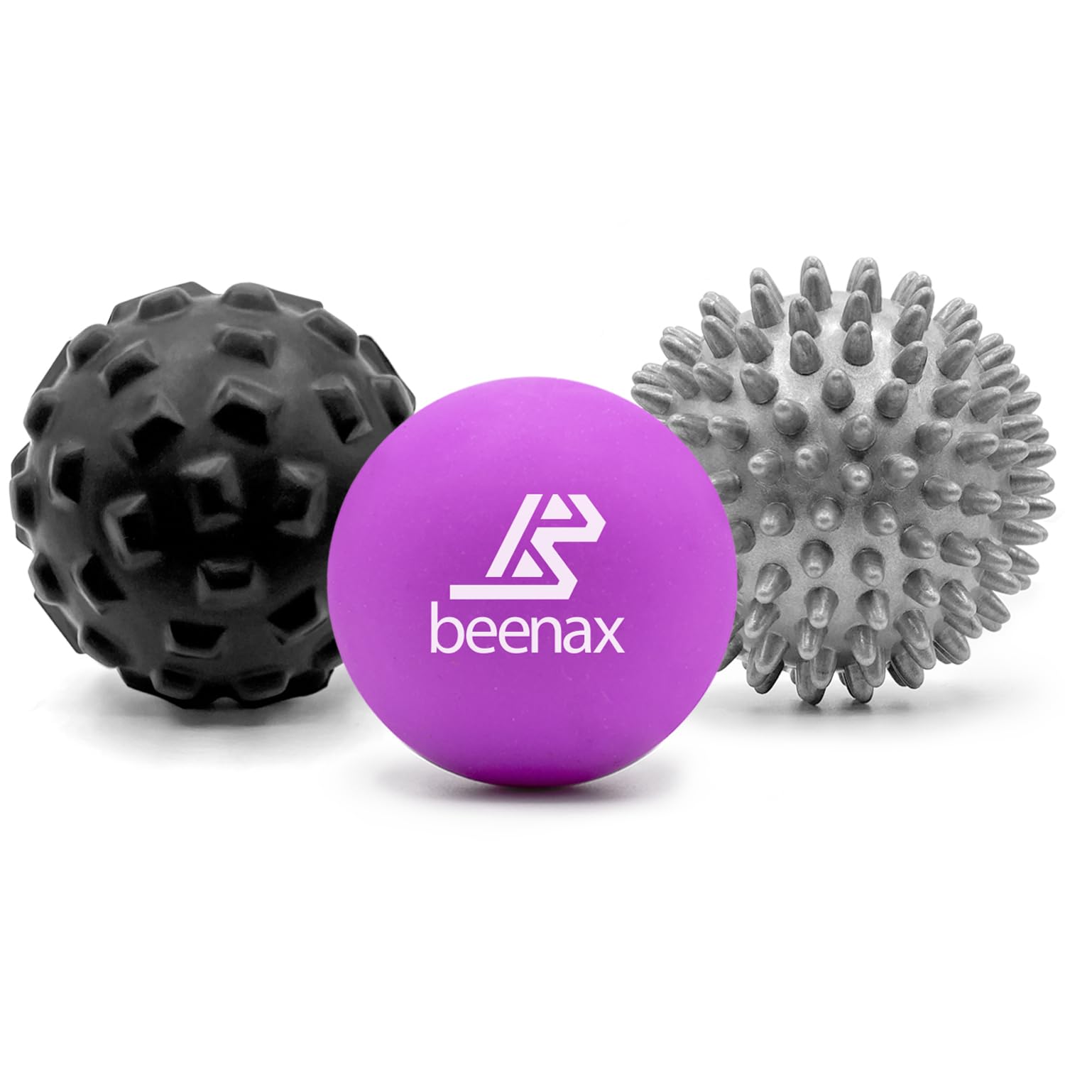 Beenax Massage Ball (Set of 3) - Trigger Point Therapy, Myofascial ...