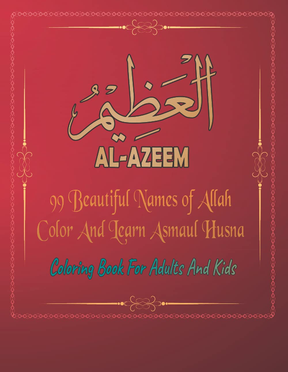 All 99 Beautiful Names Of Allah Color And Learn Asmaul | Desertcart Belize